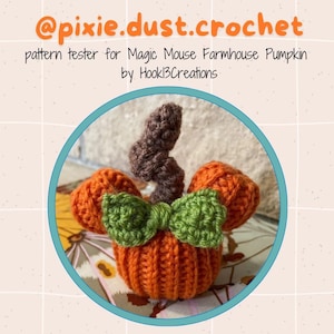 Magic Mouse Farmhouse Pumpkin Crochet Pattern | PDF DOWNLOAD ...