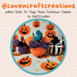 Magic Mouse Farmhouse Pumpkin Crochet Pattern | PDF DOWNLOAD ...