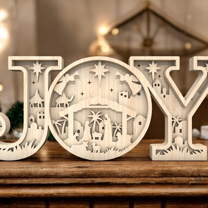 Wooden Joy Sign - Etsy