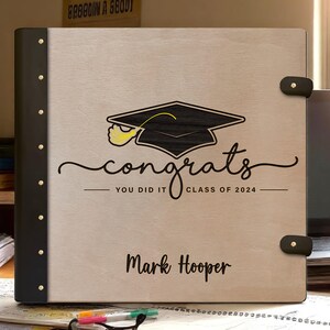 Personalized Graduation Congrats Binder | Class of 2024 Memory ...