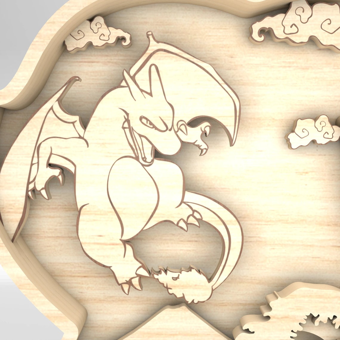 Multilayer Cartoon Scene 3D Art SVG , Layered Cartoon , 7 Layer Art ...