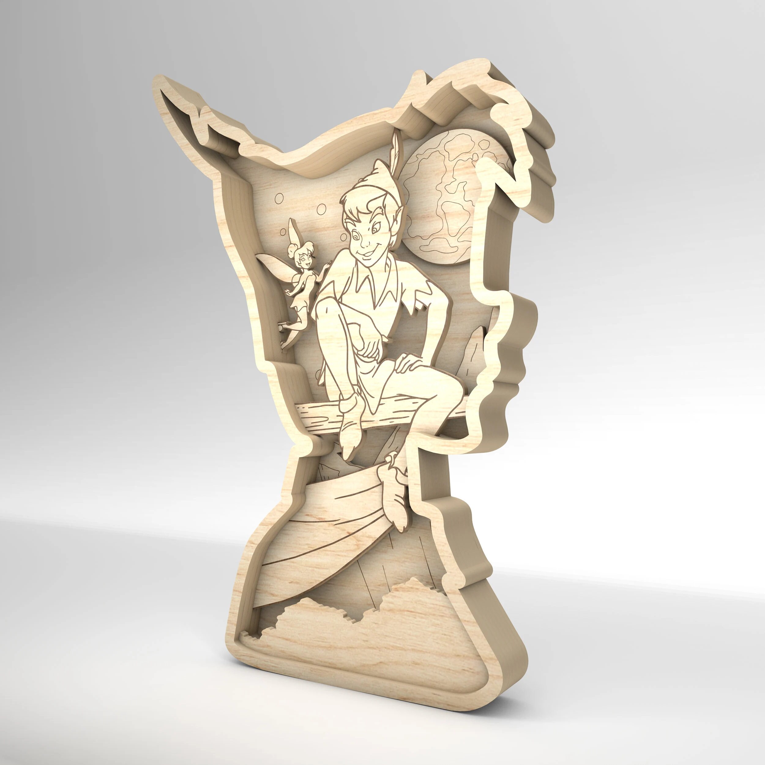 Multilayer Scene Art 3D SVG, 3D Layered Cartoon Svg, Fairy Tale Svg, 8 ...