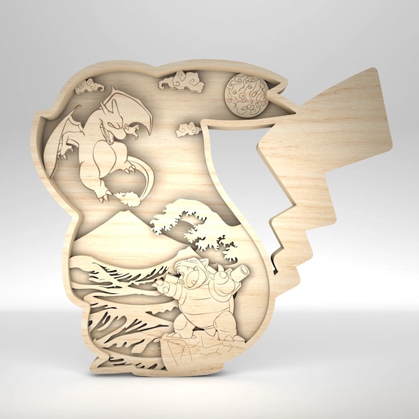 3d Layered Scene - Etsy