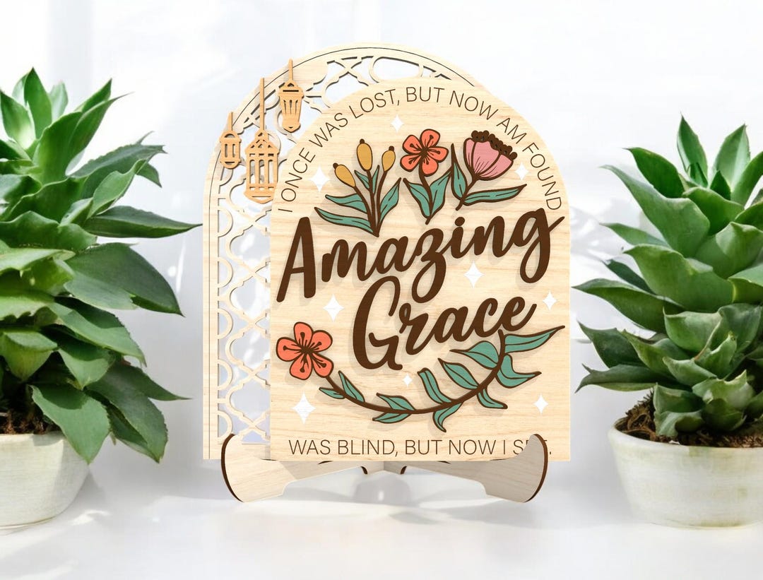 Amazing Grace Sign, Wood Grace Wall Decor, Grace Wall Sign, but God ...