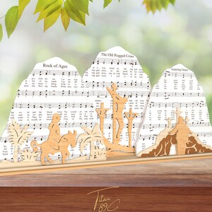 Easter Hymn Scene Decor | 3D Religious Art | Spiritual Holiday Gift ...
