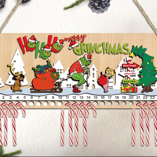 Grinch Countdown - Etsy