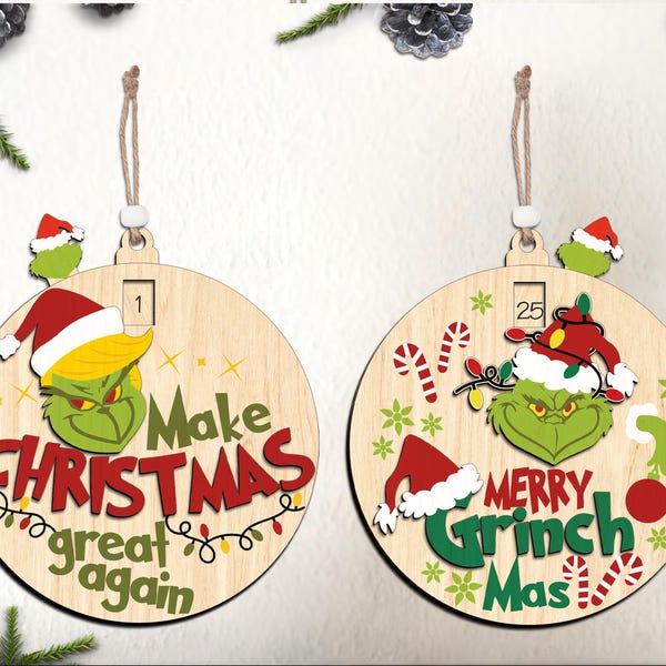 Grinch Countdown - Etsy