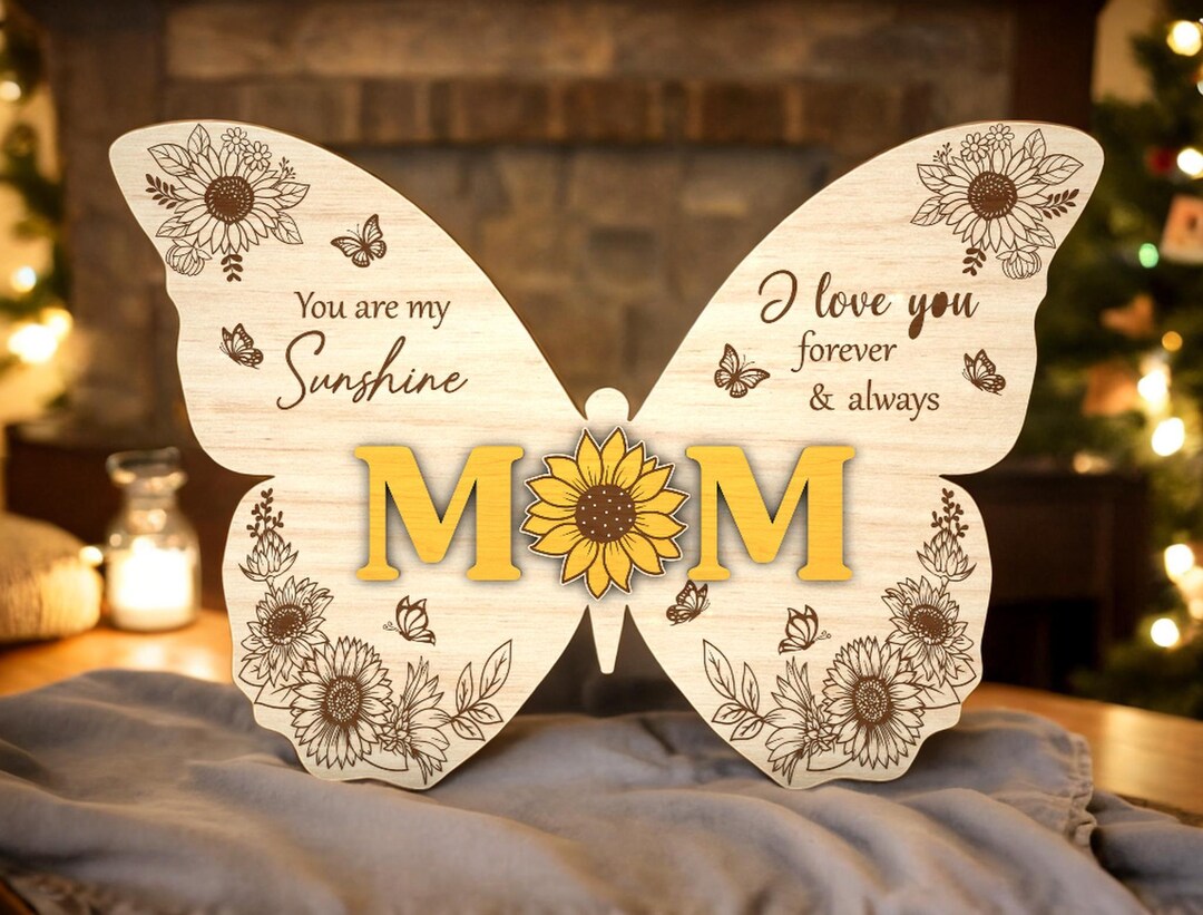 Personalized Mom Butterfly Sign, Mother‘s Day Gift, Memorial Gift for ...