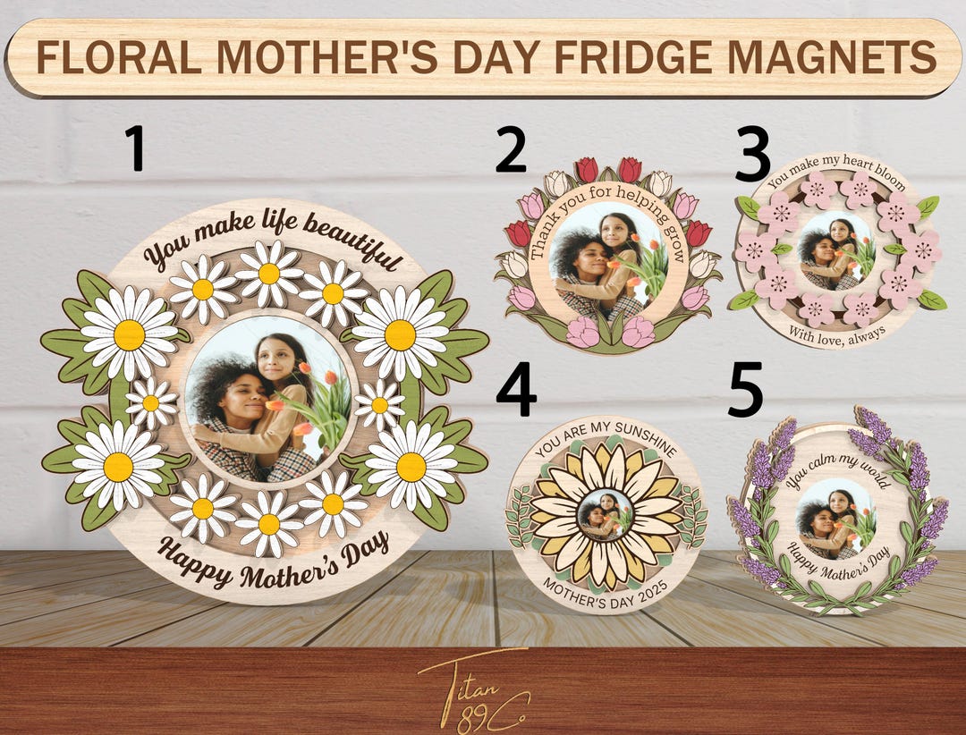 Custom Mother‘s Day Photos | Custom Family Memento | Floral Inspired ...
