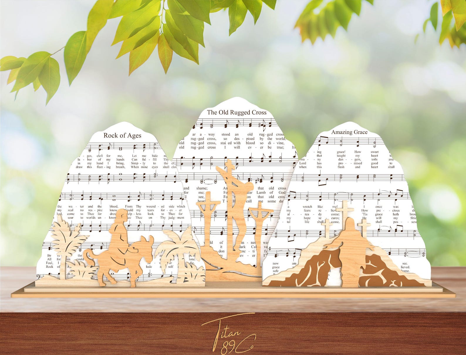 Easter Hymn Scene Decor | 3D Religious Art | Spiritual Holiday Gift ...