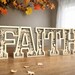 Faith Wooden Sign, Christian Easter Day Decor, Religious Multilayer ...
