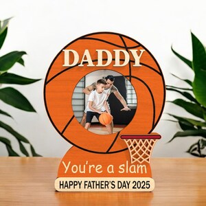 Personalized Photo Frame for Dad, Custom Wooden Father Gift, Father‘s ...