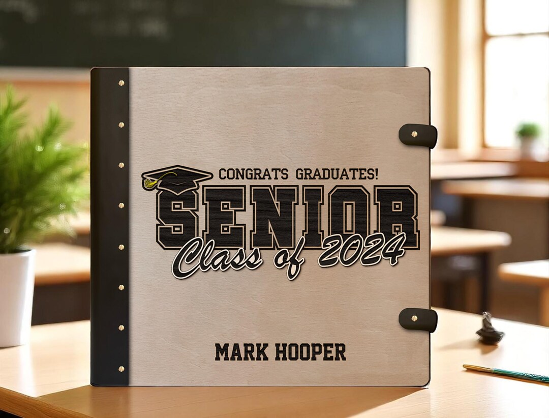 Personalized Class of 2024 Graduation Binder | Senior Year Memory Book ...