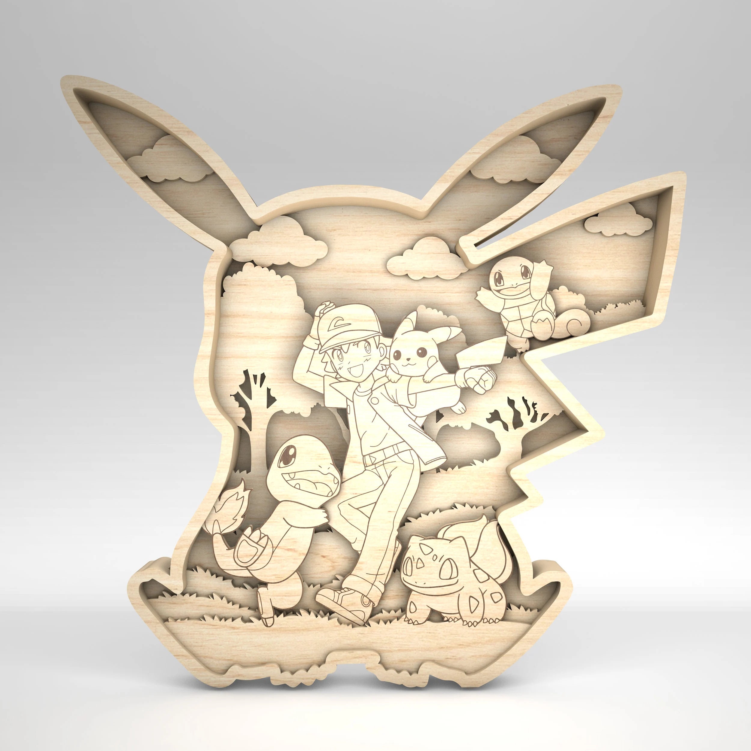 3D Multilayer Cartoon Scene Art SVG , Layered Cartoon , 9 Layer Art ...