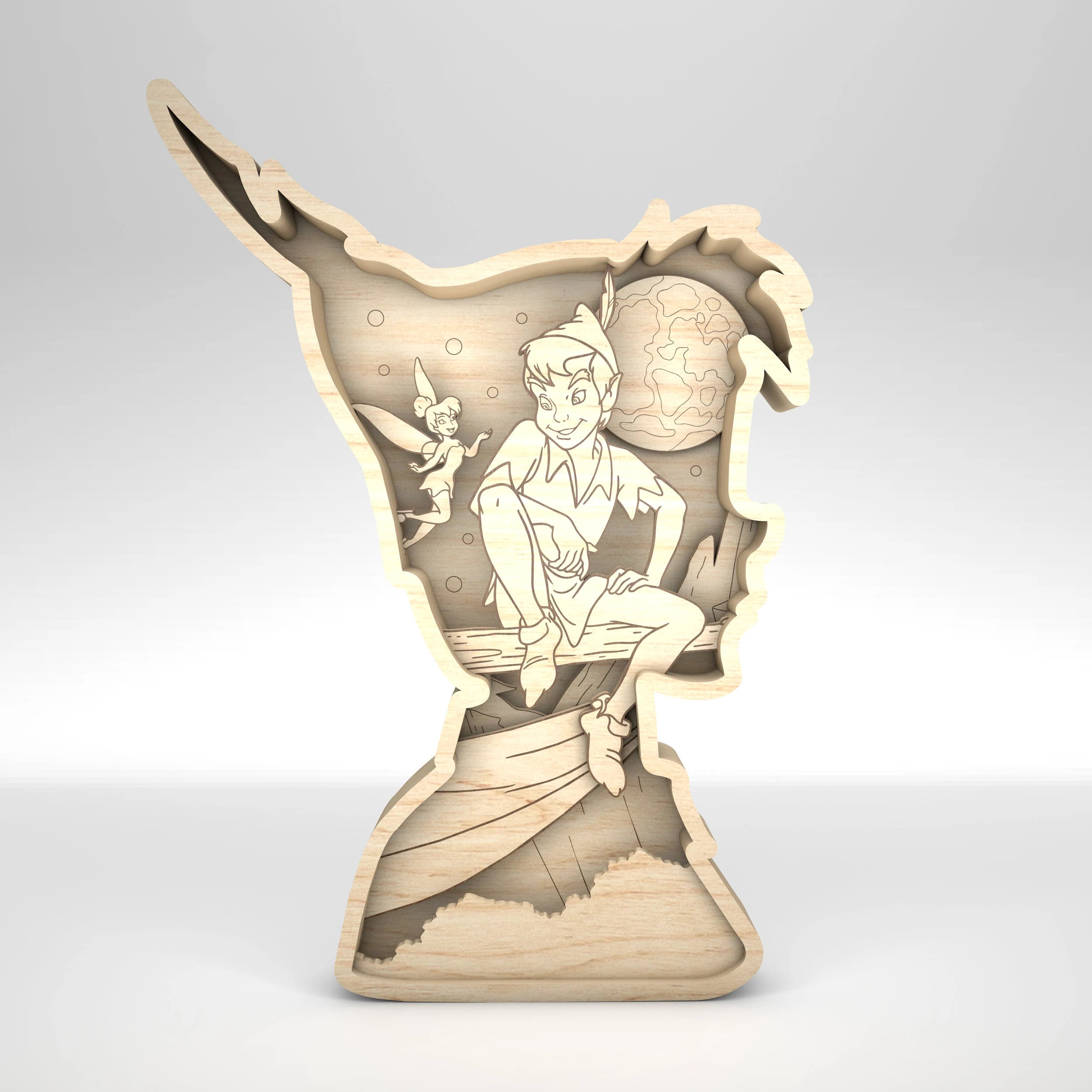 Multilayer Scene Art 3D SVG, 3D Layered Cartoon Svg, Fairy Tale Svg, 8 ...