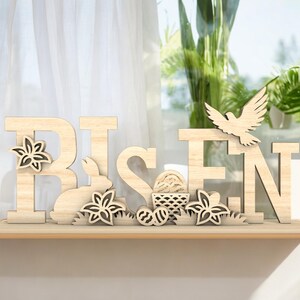 He is Risen Wooden Sign, Christian Easter Decor, Religious Tabletop ...