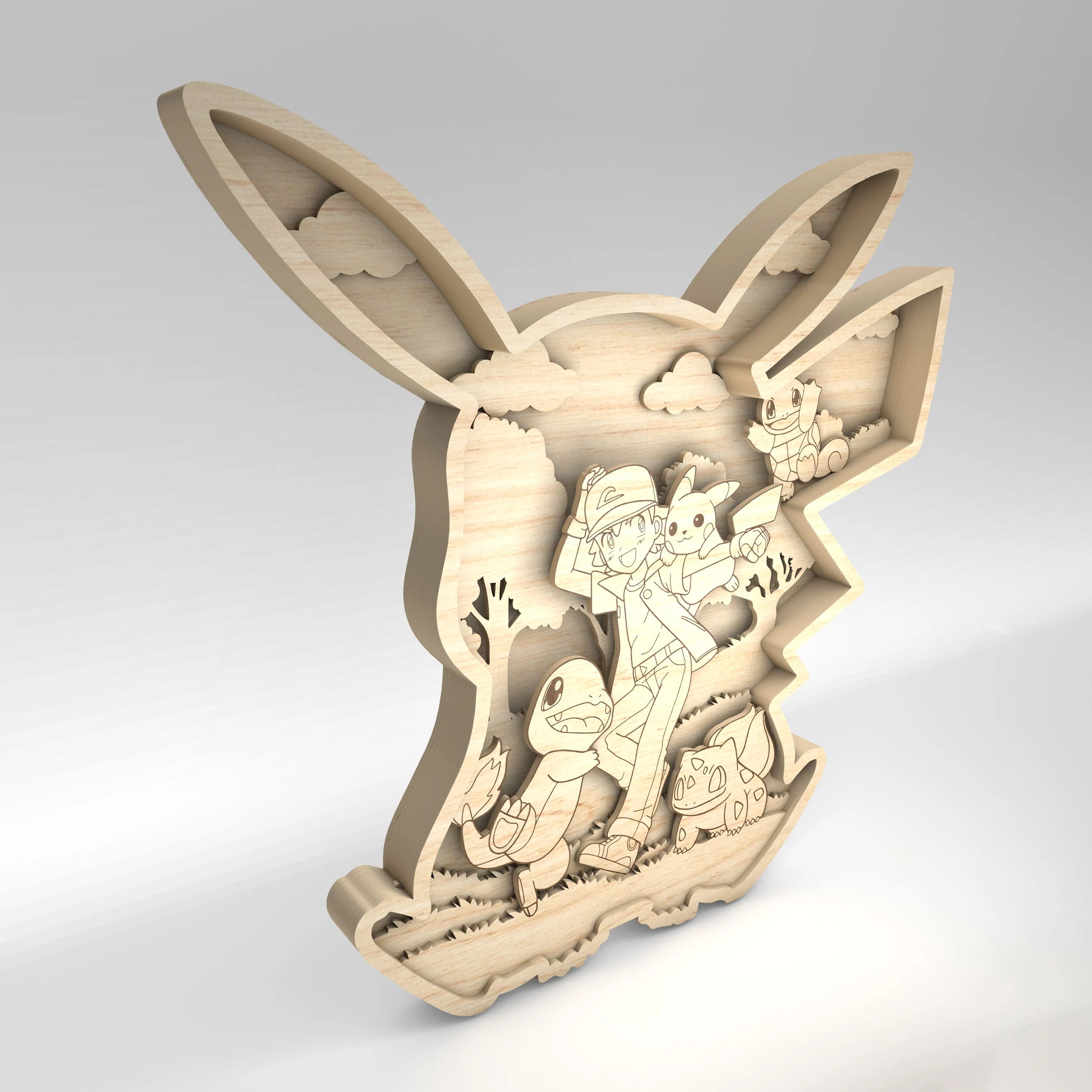 3D Multilayer Cartoon Scene Art SVG , Layered Cartoon , 9 Layer Art ...