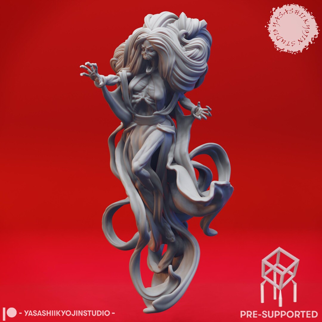 Banshee 12K Print RPG Tabletop Miniature Collectable Designed by Yasashii Kyojin Studio - Etsy