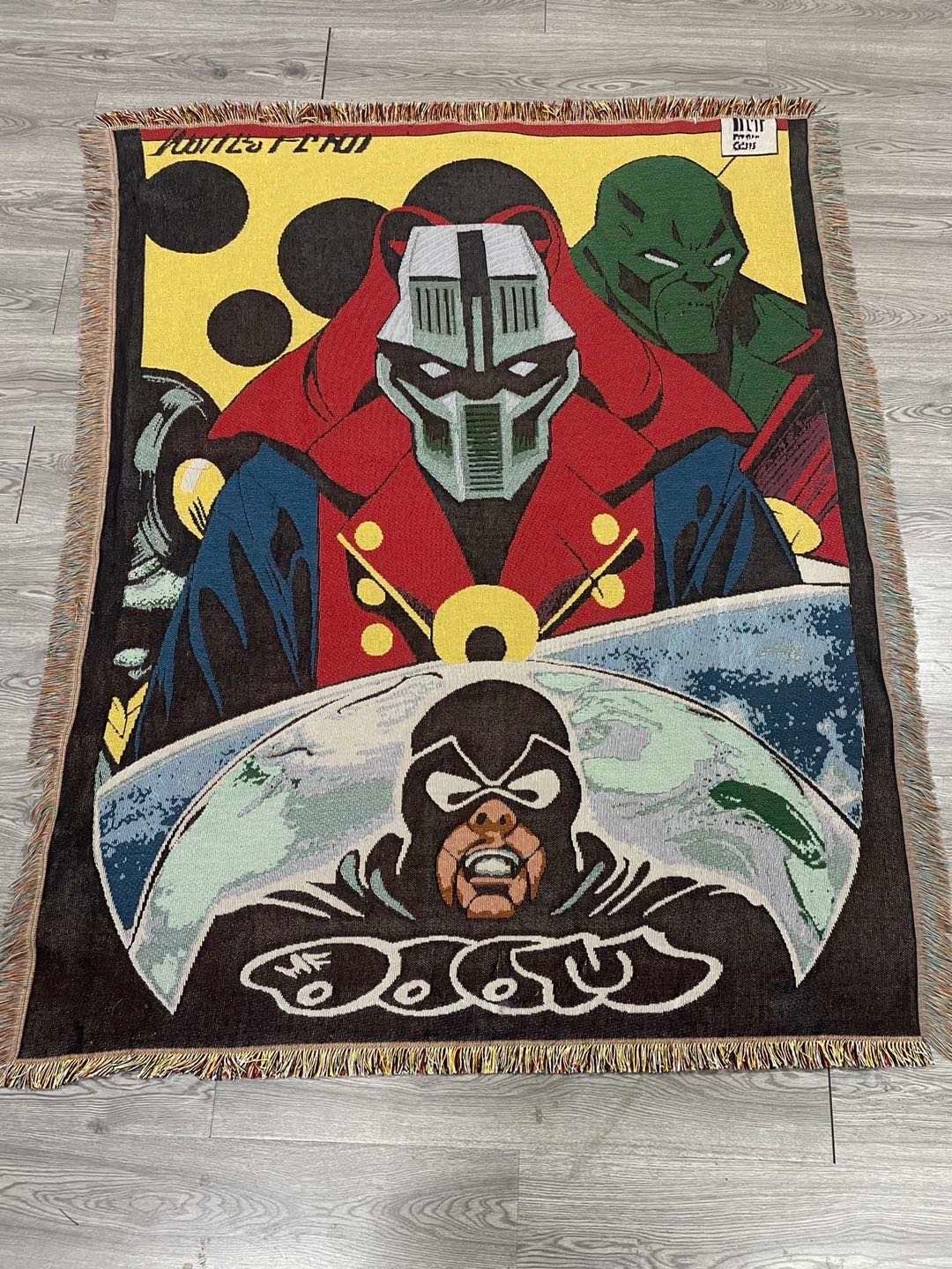 MF Doom Hip Hop Madvillain Inspired Rug Throw Blanket 130x160cm - Etsy
