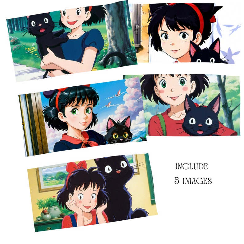 Kikis Delivery Service Clipart, Jiji Clipart, Studio Ghibli Png, Japan ...