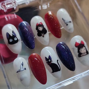 Kikis Delivery Service, Adorable Nail Designs, Kiki and Jiji Nails ...