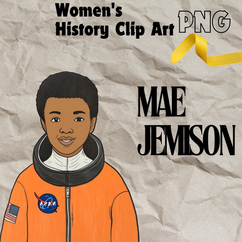 Inspirational Women Clipart PNG: History Month Illustrations (digital ...