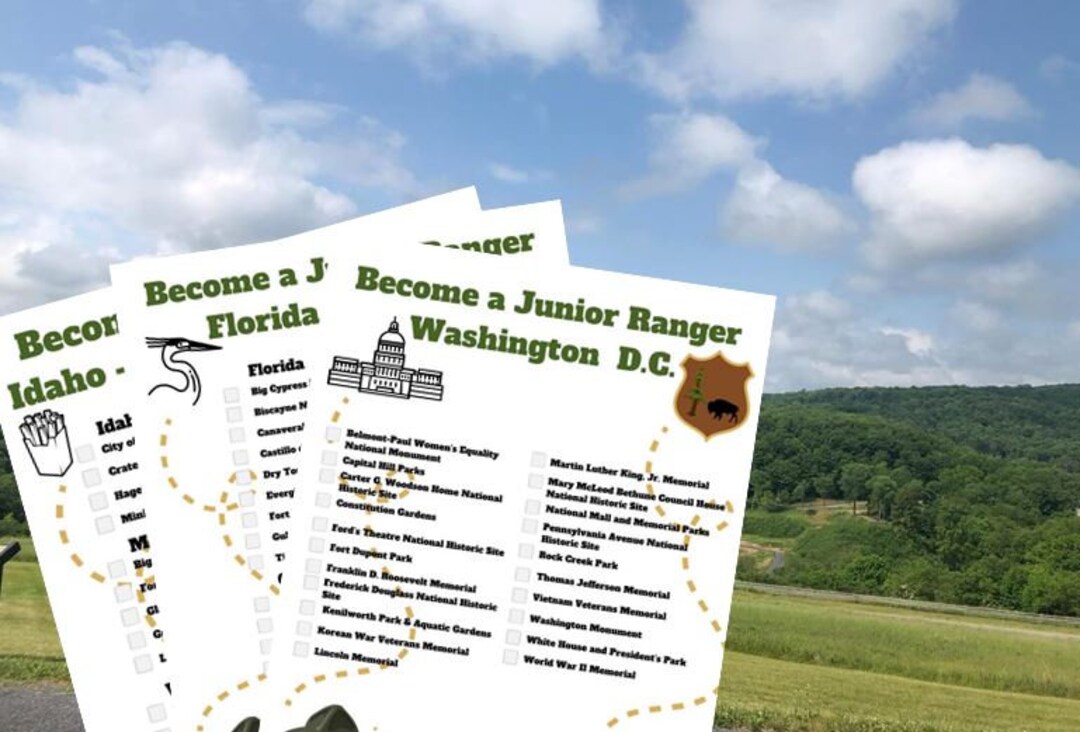 Junior Ranger National Park Checklist Bundle - Etsy