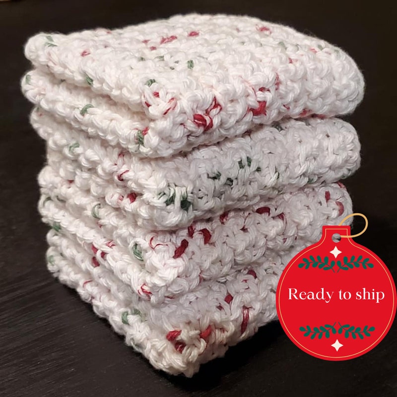 Christmas Dishcloths - Etsy