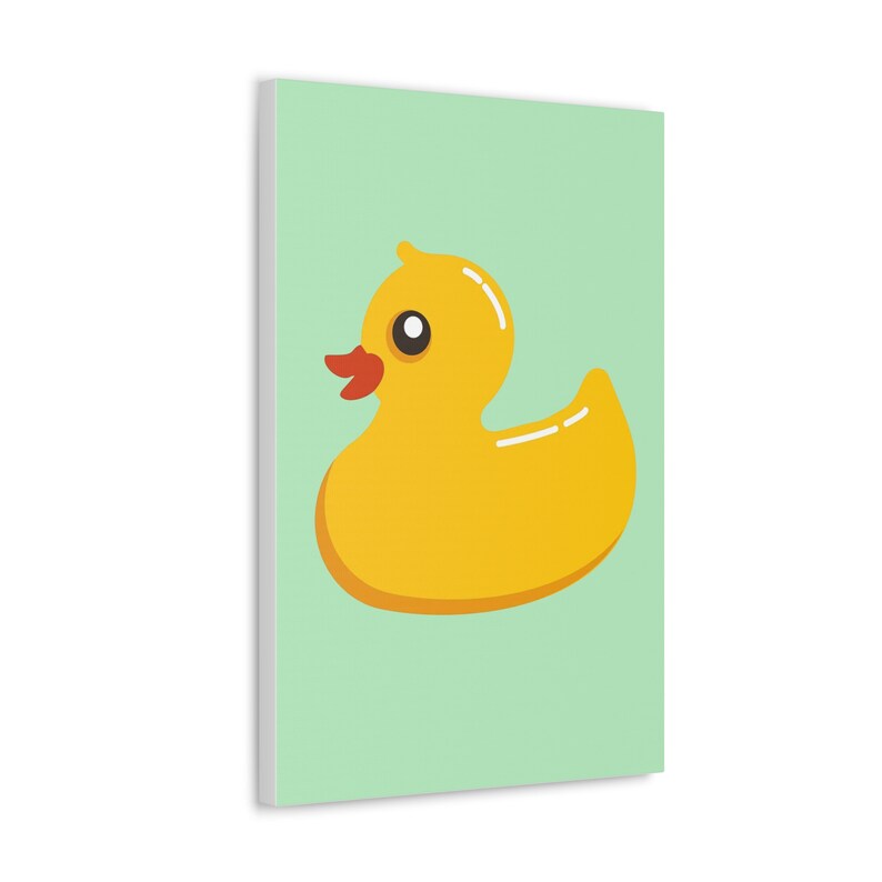 Canvas Poster Rubber Duck - Etsy