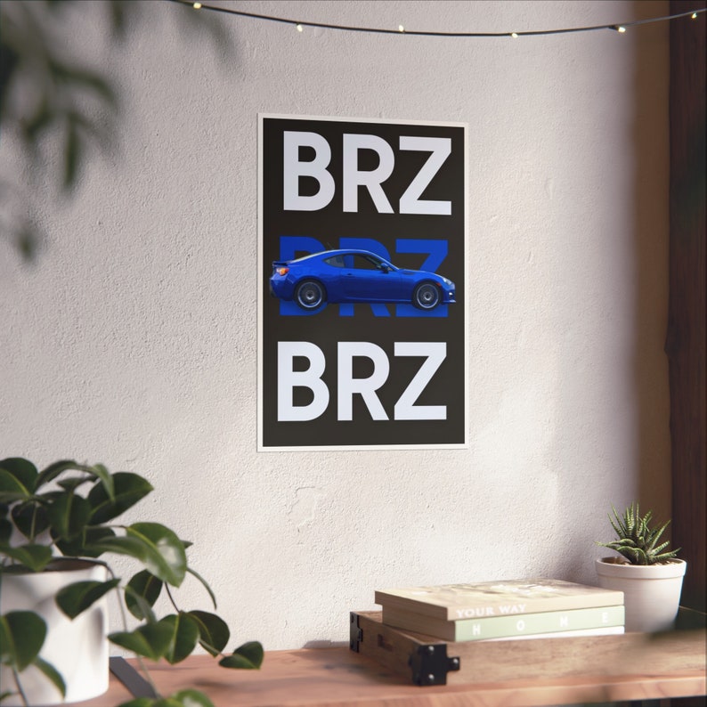 Paper Poster Subaru BRZ - Etsy