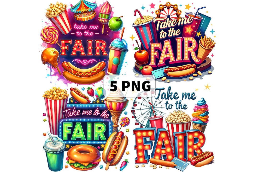 Take Me to the Fair Sublimation Design PNG Digital Download, County ...