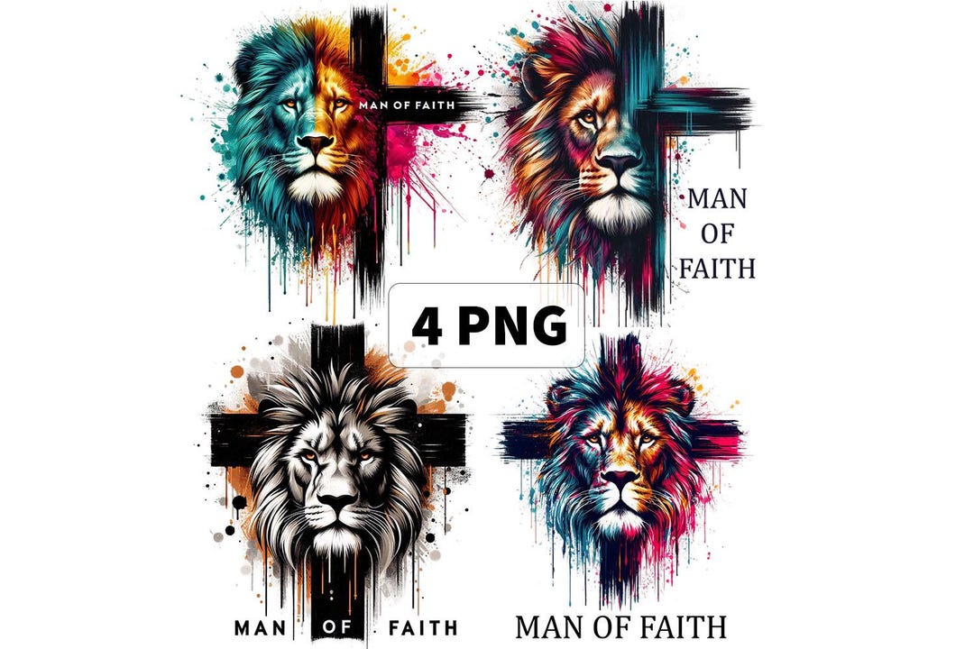 Man of Faith Png, Christian Sublimation Design, Digital Download, Bible ...