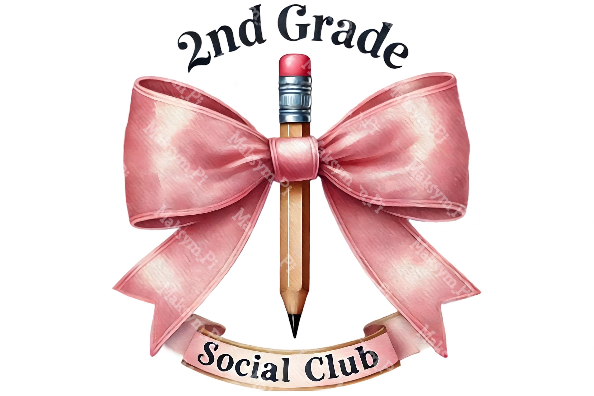 Teacher Coquette Pencil Bundle Png, Second Grade, Coquette Pencil Png ...