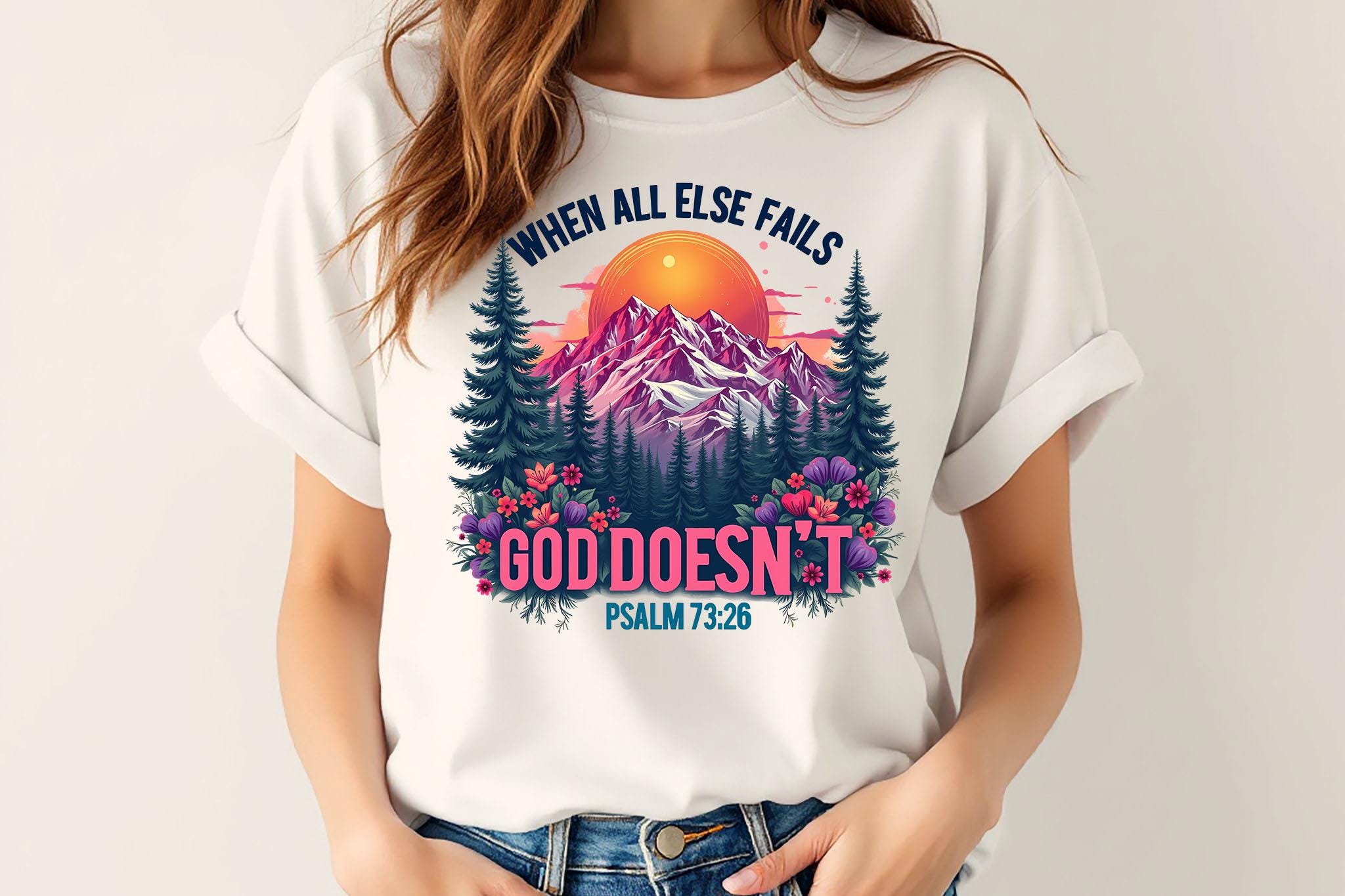 When All Else Fails God Doesn't PNG, Christian Png, Bible Verse Christian Png, Religious Png ...