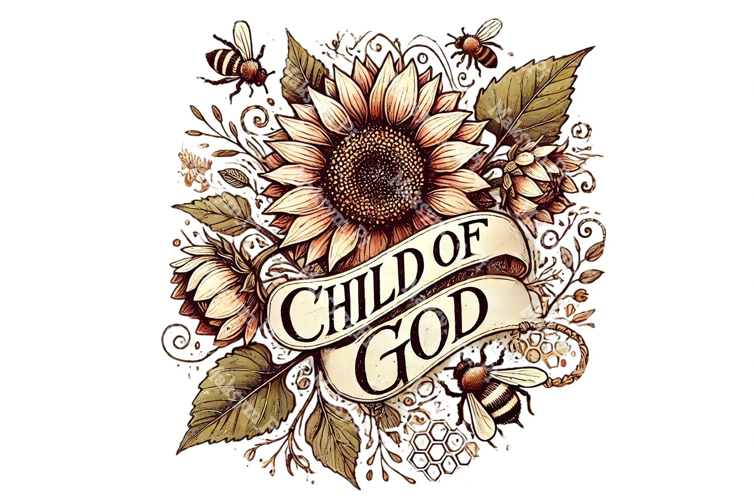 Child of God T-shirt PNG, Christian Kids PNG, Inspirational Christian ...