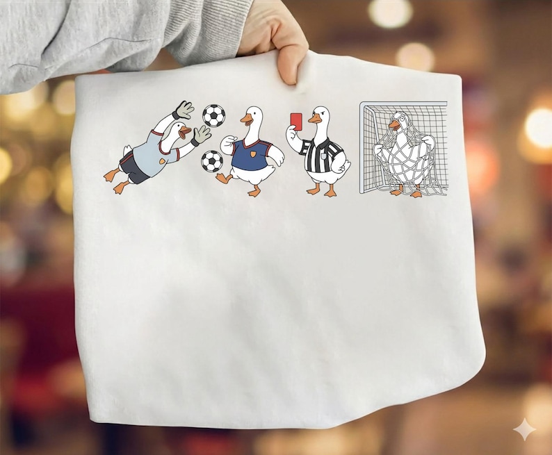 Funny Goose Soccer Team PNG Digital, Referee Goalie, Quirky Goose - Etsy