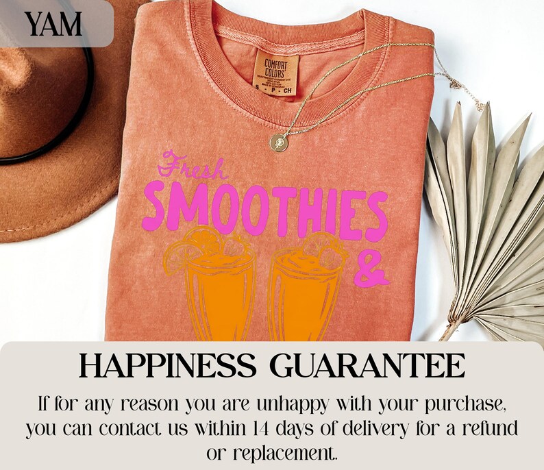 Comfort Colors® Fresh Smoothies T-shirt: Summer Fruit Drink, All Day ...