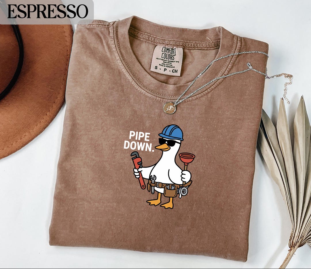 Comfort Colors® Plumber Goose T-shirt, Occupation Shirt, Gift for ...