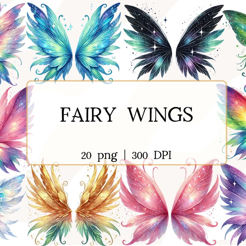 Fairies Pastel Colors - Etsy