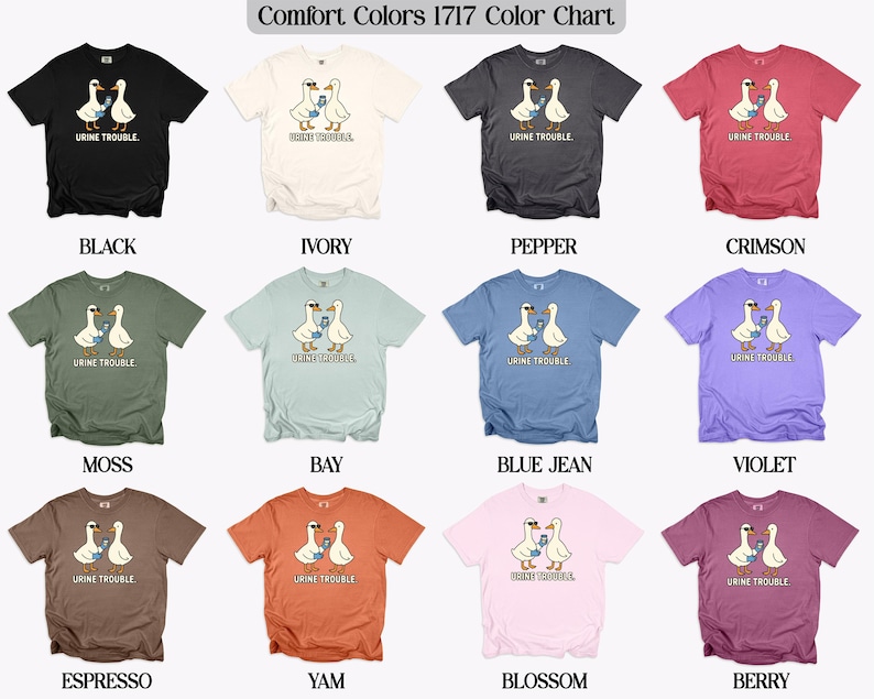 Urologist Doctor Goose Comfort Colors® T-shirt, Nurse Medical ...