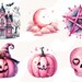 Pink Coquette Girly Halloween PNG Clipart, Girly Halloween Coquette ...