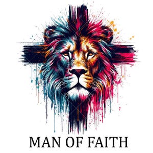 Man of Faith Png, Christian Sublimation Design, Digital Download, Bible ...