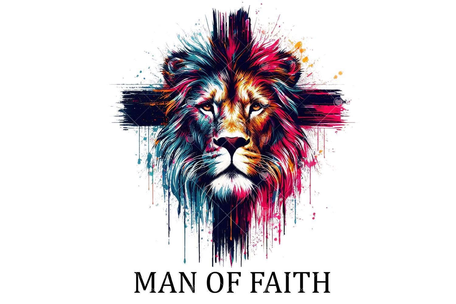 Man of Faith Png, Christian Sublimation Design, Digital Download, Bible ...