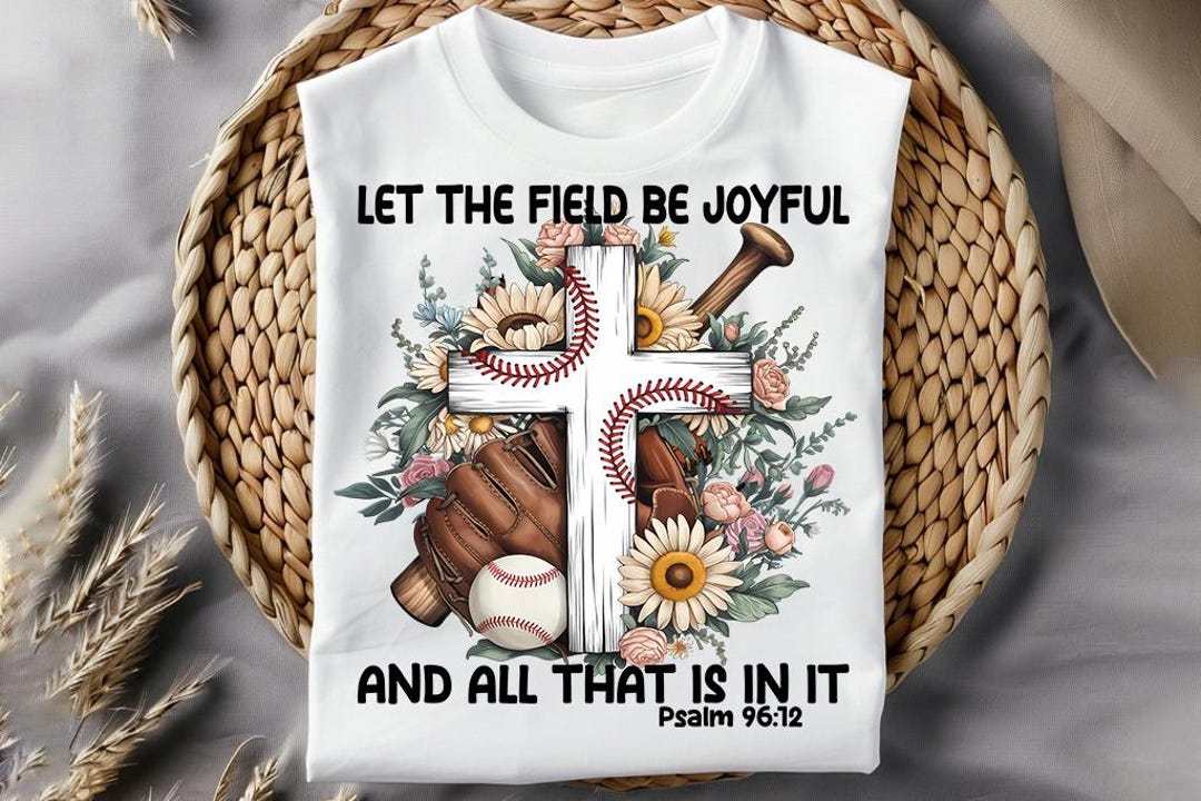 Let the Field Be Joyful PNG, Boho Baseball Design, Baseball Mom ...