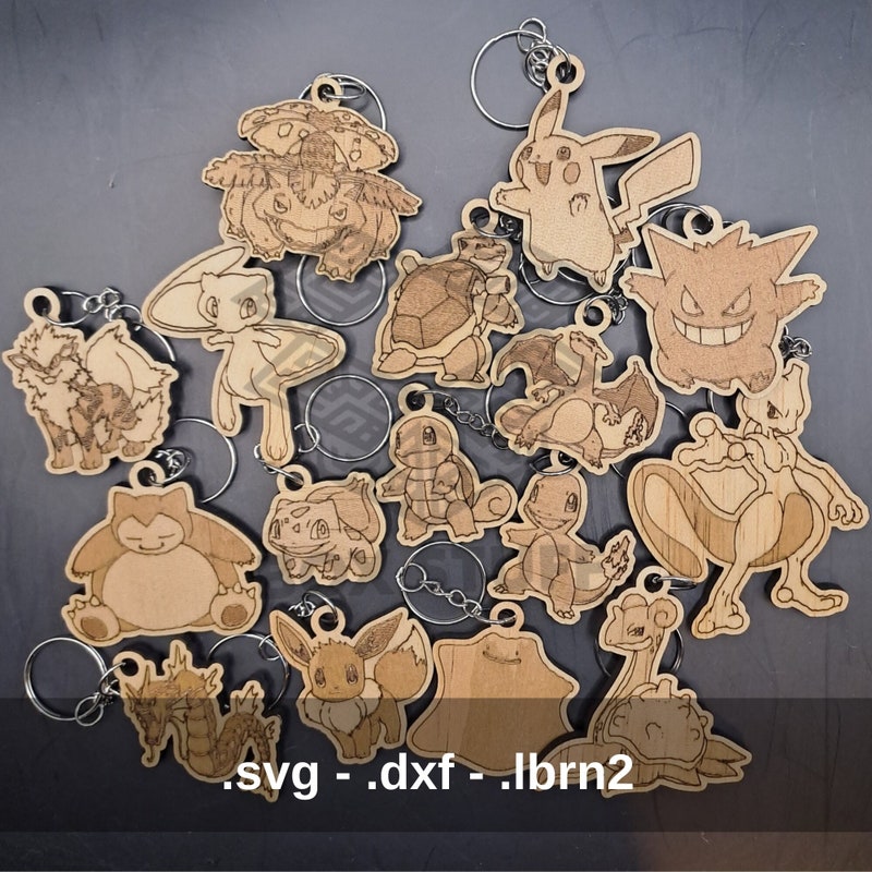 Pokémons Keychain - Etsy