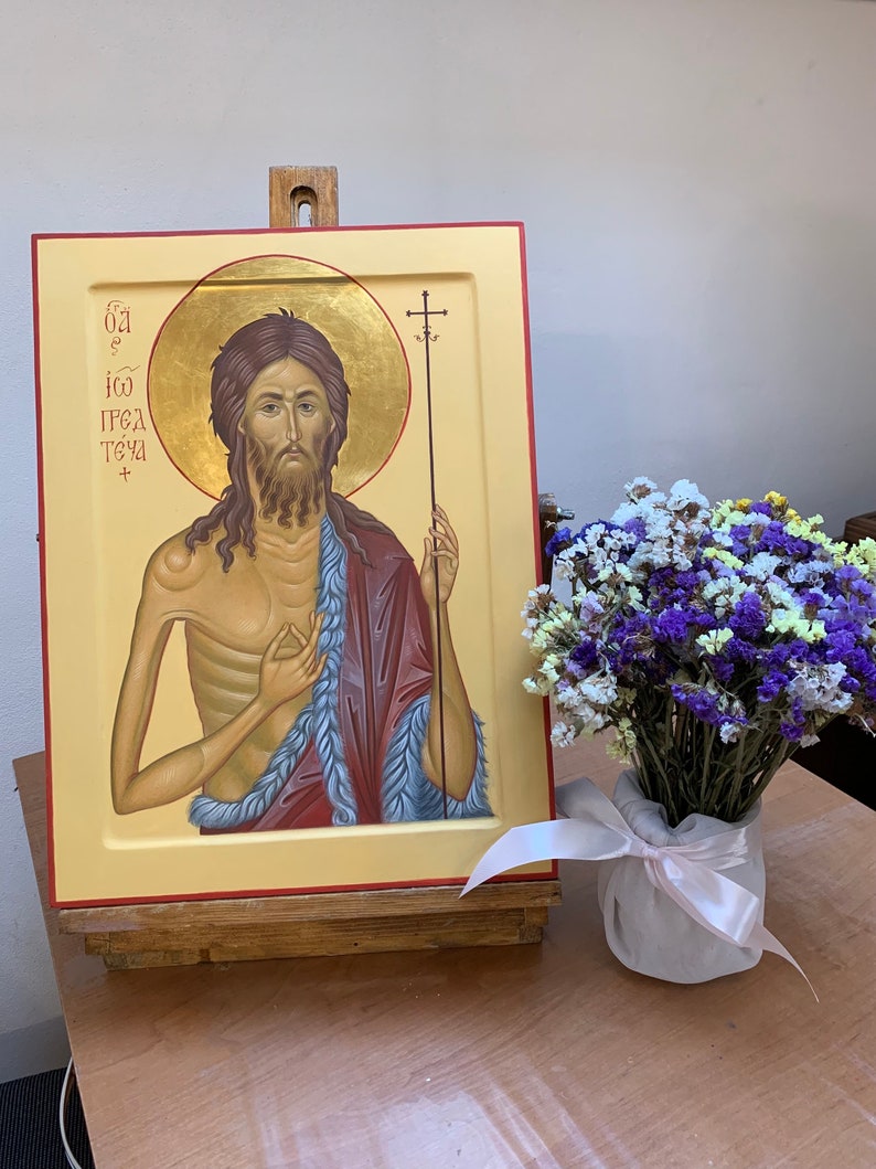Icon of St. John the Baptist - Etsy