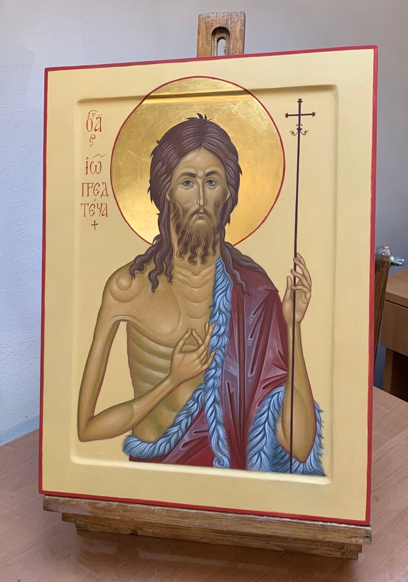 Icon of St. John the Baptist - Etsy