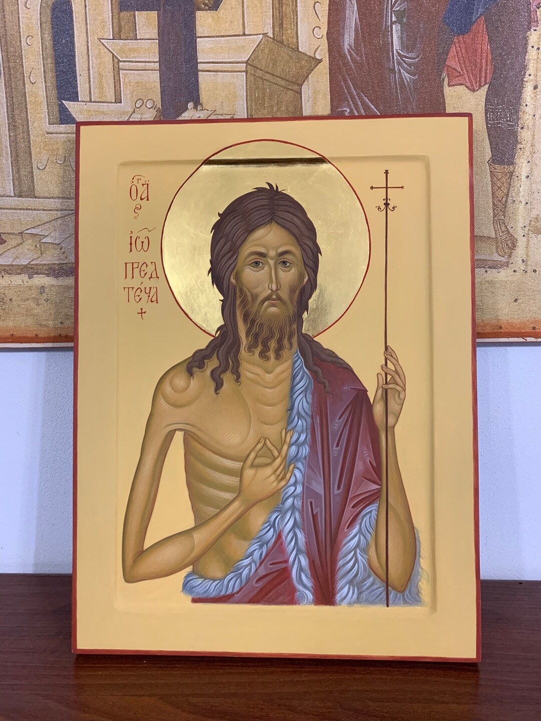 Icon of St. John the Baptist - Etsy