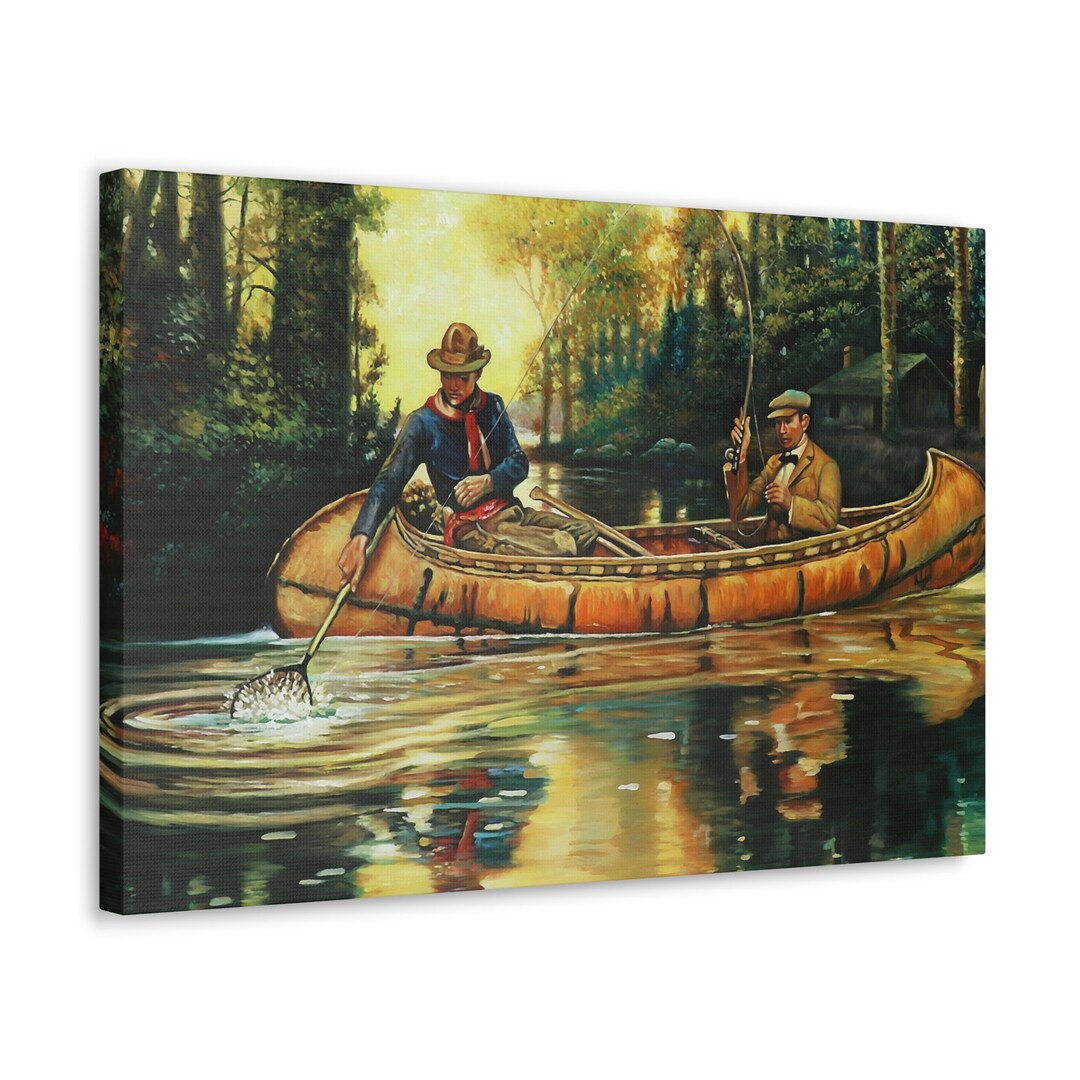 A Days Sport by Philip Goodwin Framed 3-D Canvas Painting Art Print ...