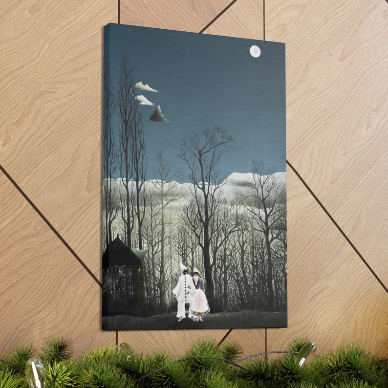 Carnival Evening by Henri Rousseau Framed 3-D Canvas Painting Art Print ...